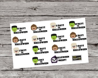 Halloween countdown | Etsy