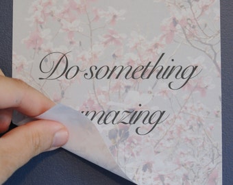 Unique do something amazing related items | Etsy