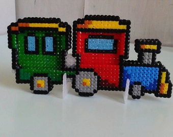 Unique perler beads design related items | Etsy