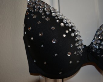 Rhinestone bra | Etsy