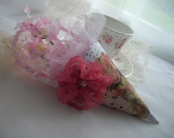 Victorian paper cone | Etsy