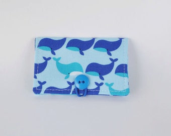 Whale wallet | Etsy