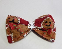 Unique gingerbread man bow related items | Etsy