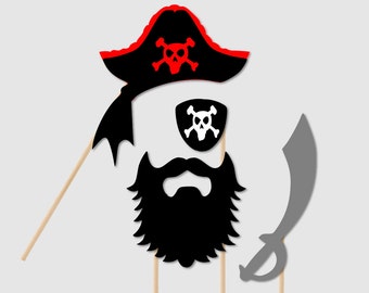 Pirates photo booth | Etsy