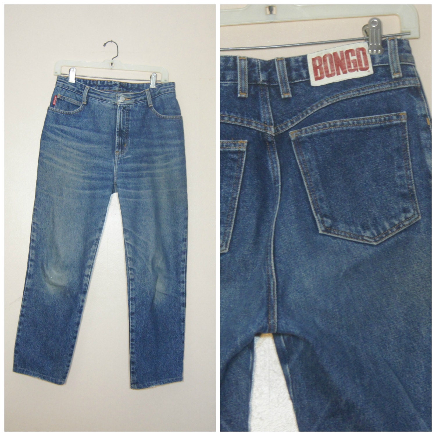 90s Bongo Jeans High Waisted Large 30 Waist Mom Jeans