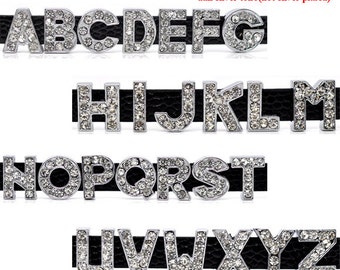 Rhinestone letters | Etsy