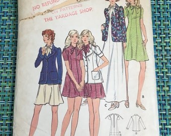 Vintage Butterick History Sewing Pattern 6867 1800's