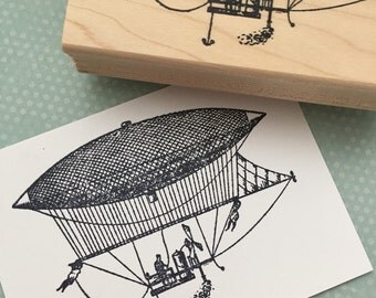 Globe Rubber Stamp 5307 by 100ProofPress on Etsy