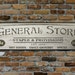 Rustic General Store Mercantile Wood Sign Hand Crafted