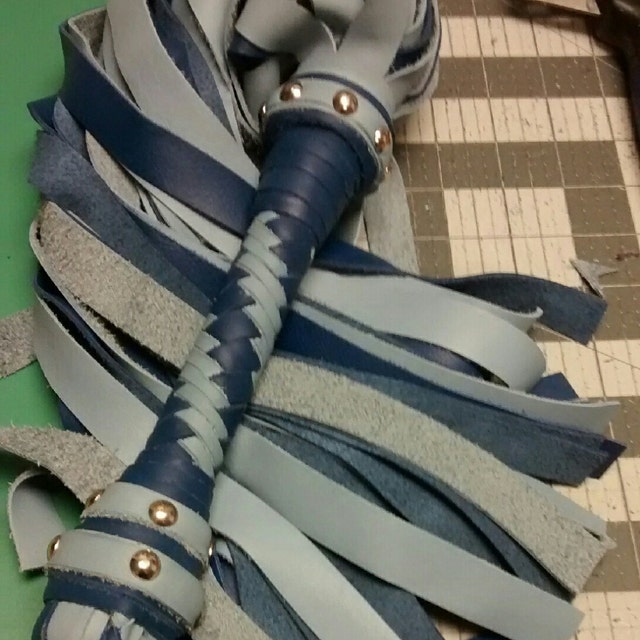 Beautiful Handmade Leather Wood Rope & Wax Kink by AgreeableAgony