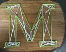 Unique string art letters related items | Etsy
