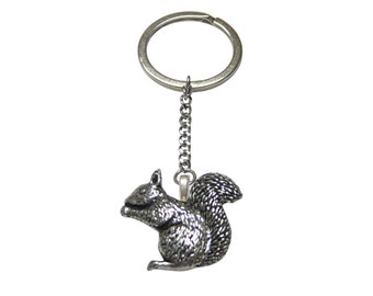 Squirrel key chain | Etsy