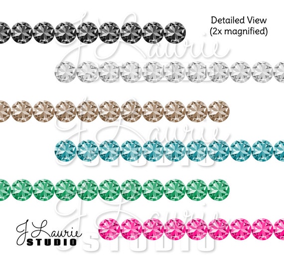 Gemstone Border Clip Art