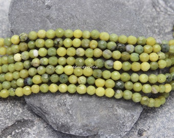 grey quartz 4mm rondelles faceted loose beads by madameperlina