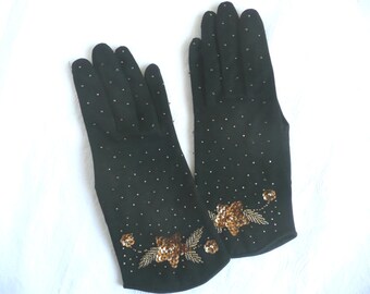 Unique embroidered gloves related items | Etsy