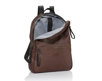 Handbag black leather backpack multi way leather sack bag SALE