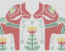 Unique swedish cross stitch related items | Etsy