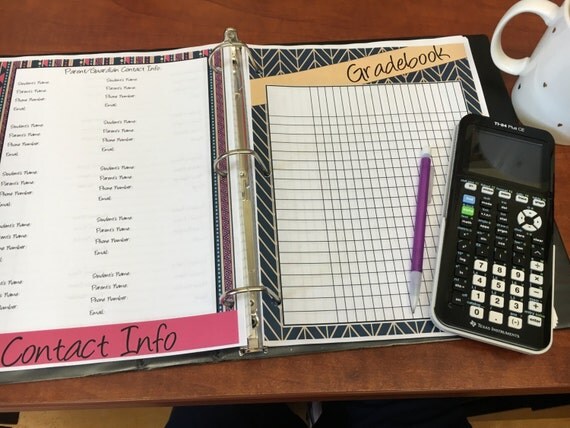 Aztec Printable Planner – Polka Dots -n- Ink Blots