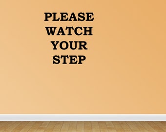 Watch your step | Etsy