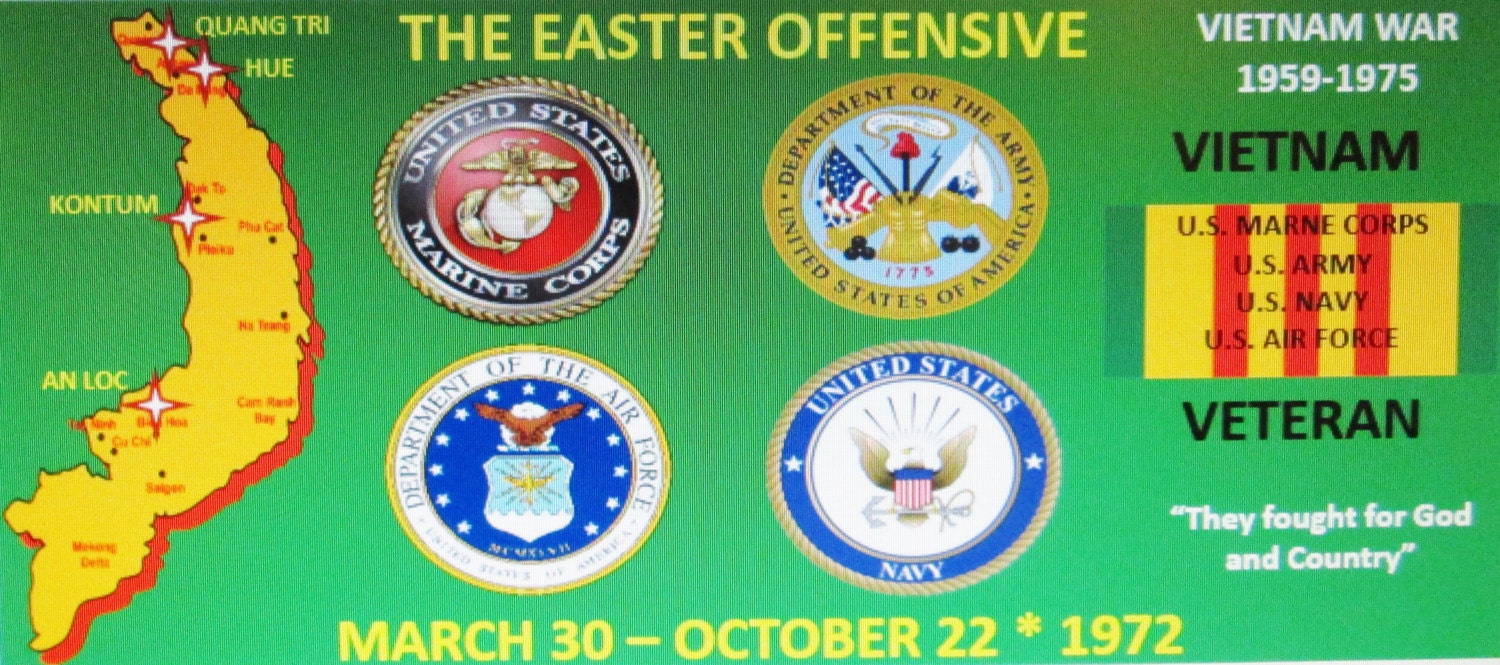 The Easter Offensive 1972 Vietnam War 4 x 7