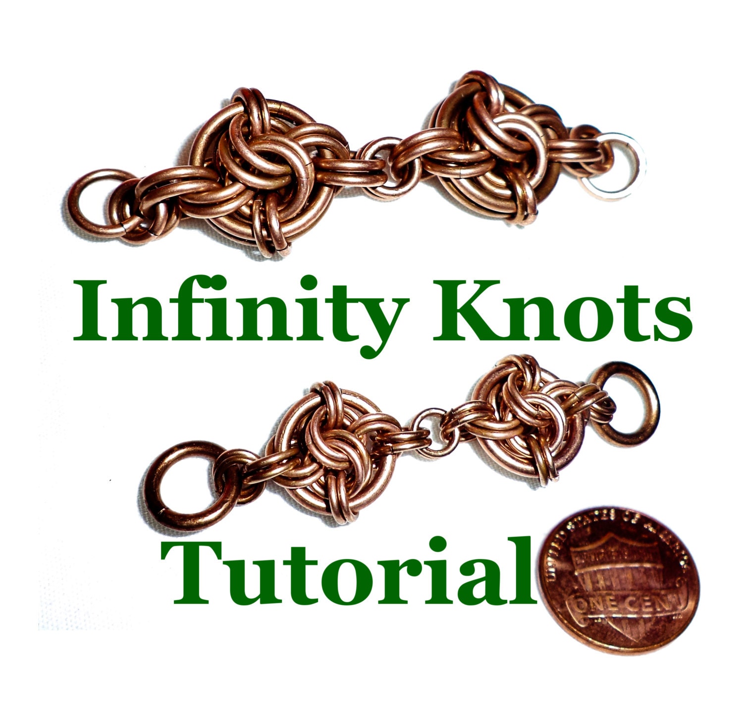 Tutorial for Infinity Knot Unit Chain Weave aka Monkey's
