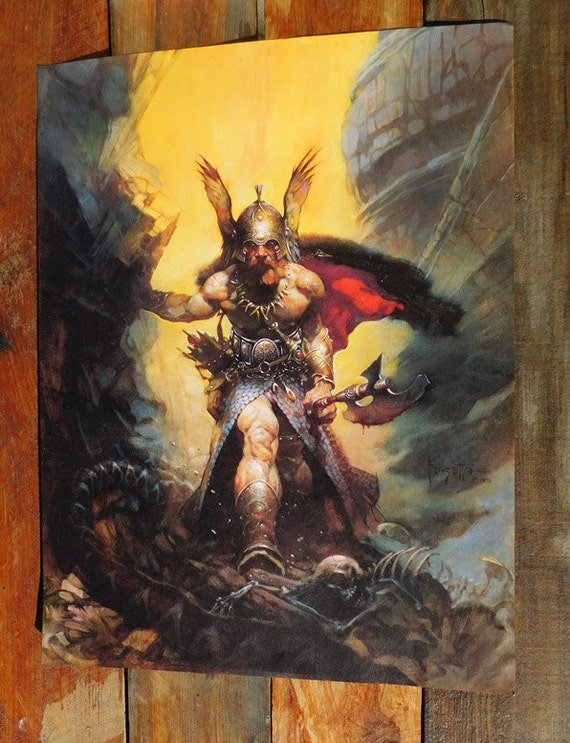 Vintage Original 70's Frank Frazetta Dark Kingdom Molly