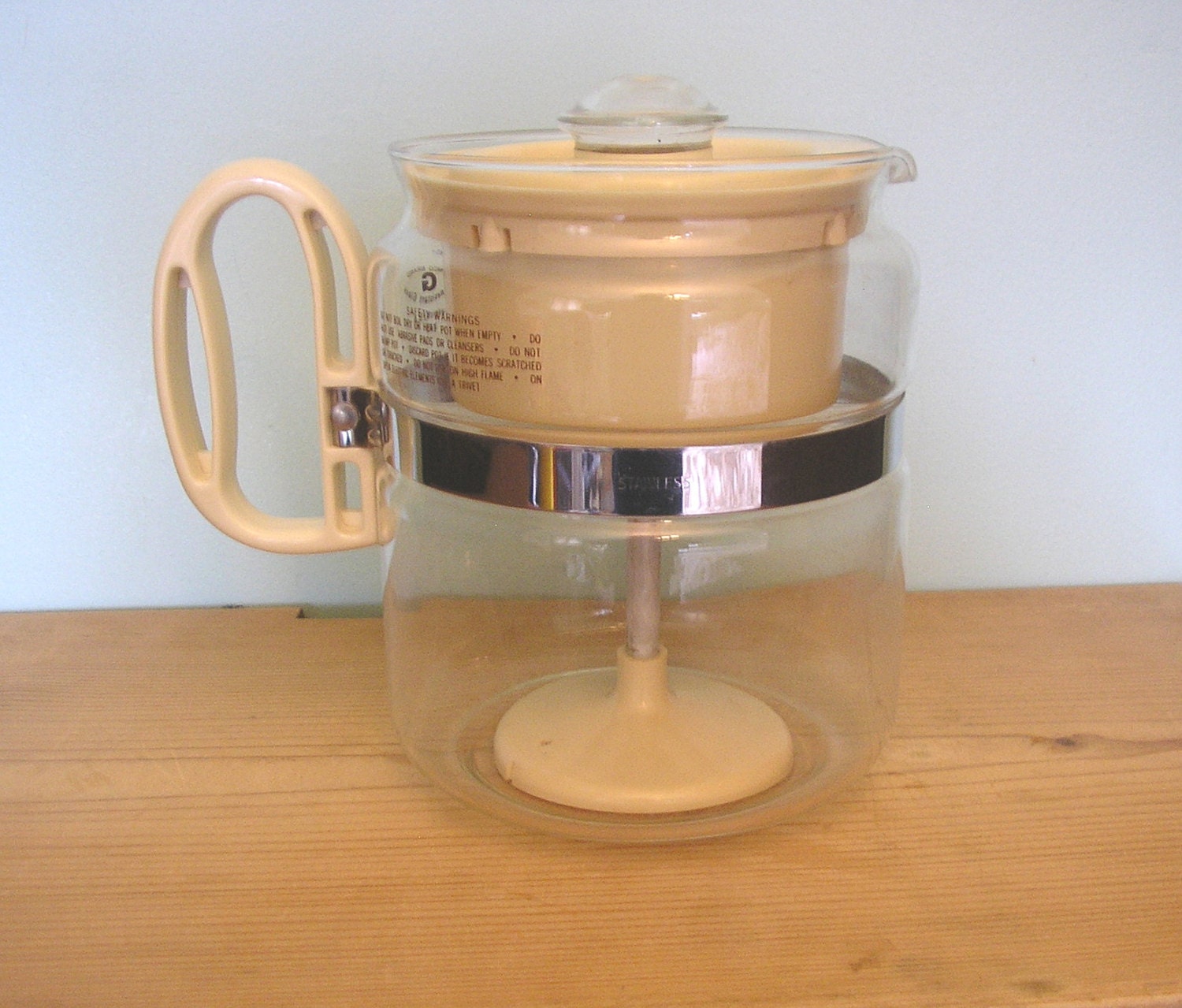 Vintage 1960s Gemco Glass coffee percolator by IrishBarnVintage