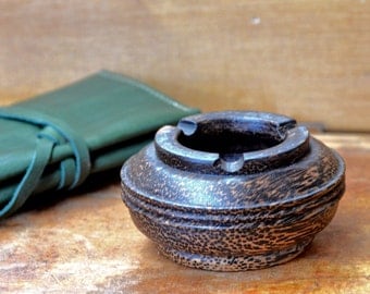 Wooden ashtray | Etsy