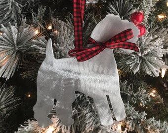 French Bulldog Frenchie Holiday Ornament by ScreenDoorGrilles