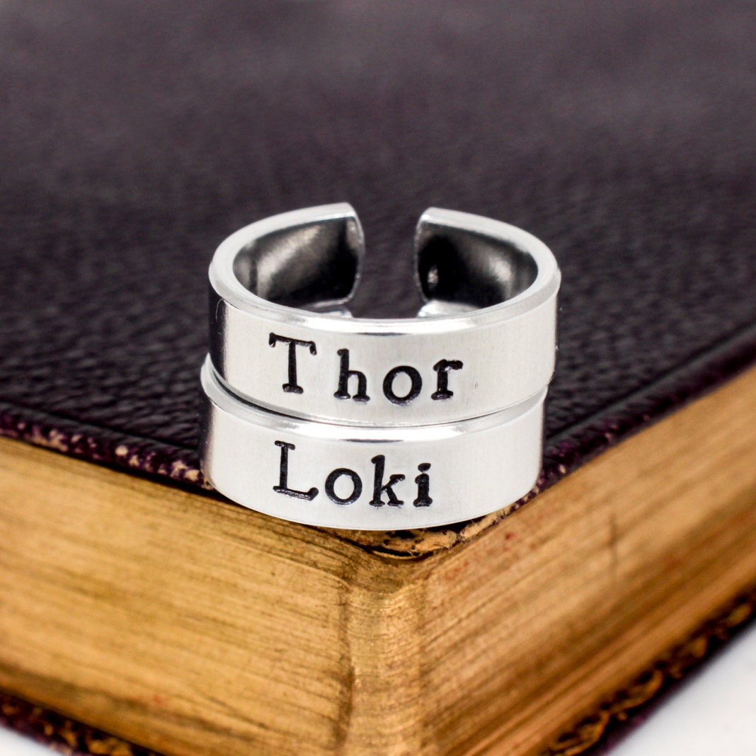 Thor and Loki Ring Set