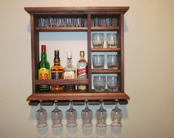 Wall mount mini bar | Etsy
