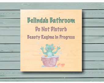 GONE CYCLING Rustic Sign: Custom-Made Personalised by Honeymellows