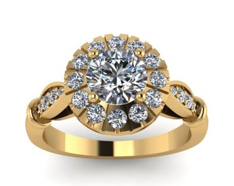 Unique Engagement Ring Genuine Black by JewelryArtworkByVick