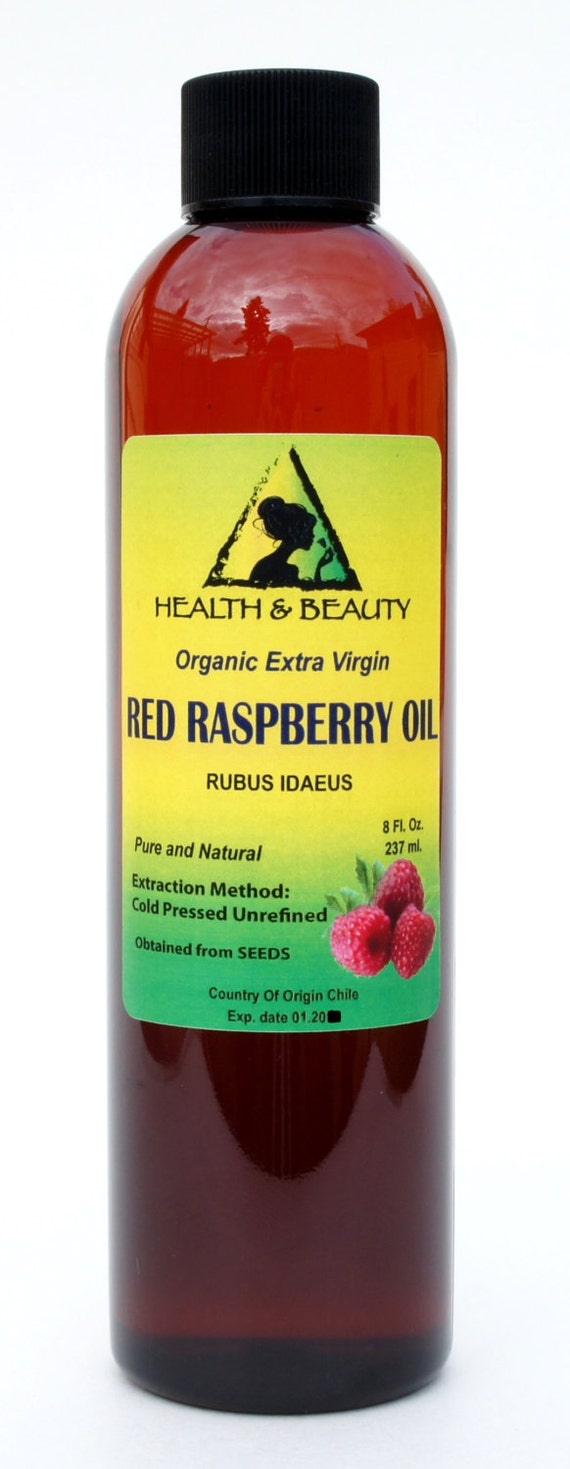 8 oz RED RASPBERRY Seed Oil UNREFINED Organic by HBOilsCenter