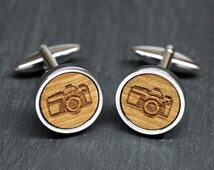 Unique camera cufflinks related items | Etsy