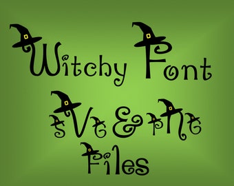 Witches alphabet | Etsy