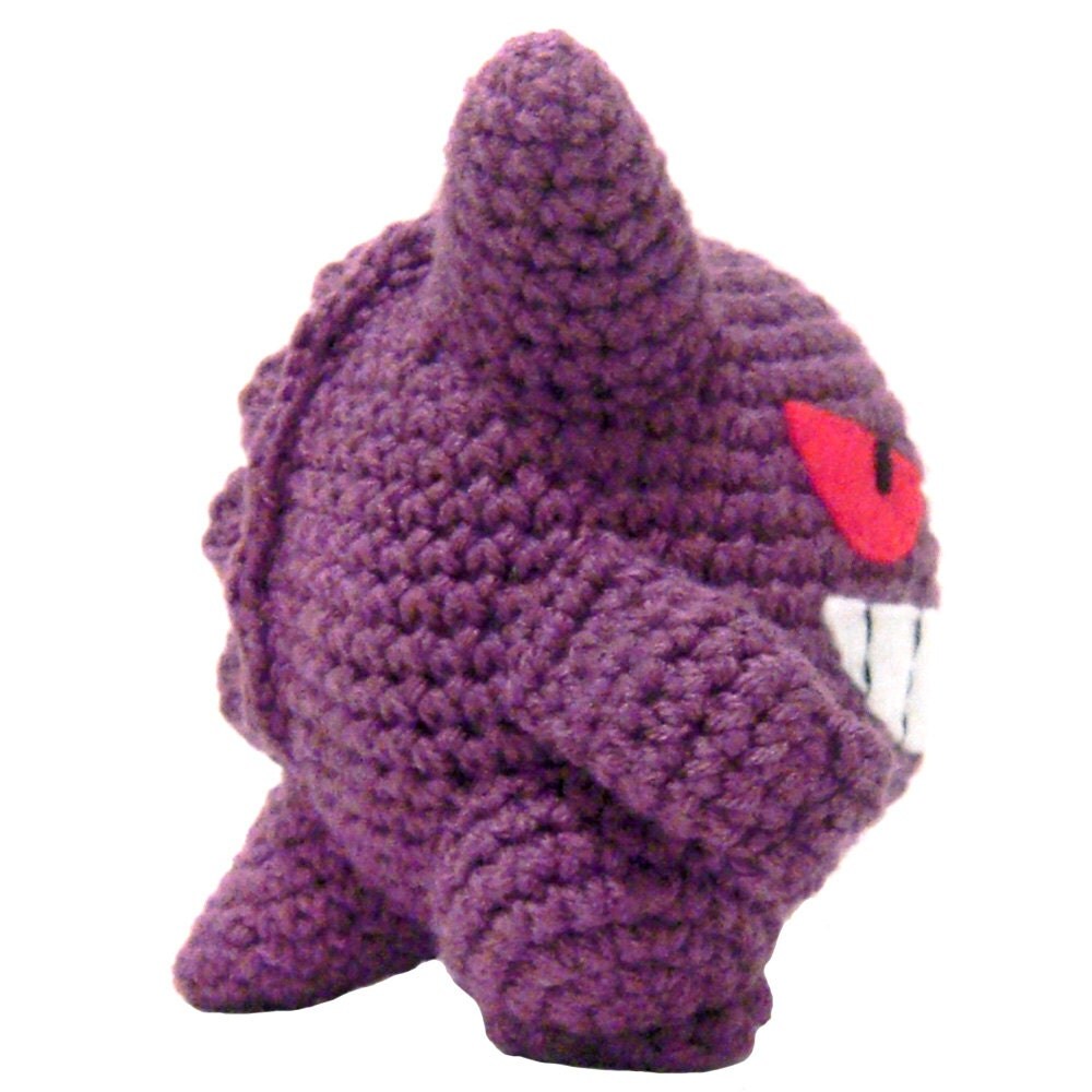 PATTERN Gengar Amigurumi Crochet Plush PDF