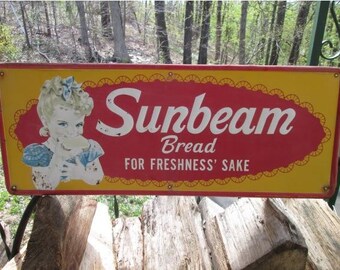 Sunbeam bread sign | Etsy