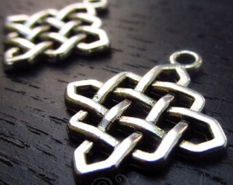 Celtic knot charms | Etsy