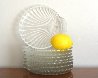 Items similar to Glass Shell dishes - 1960's on Etsy
