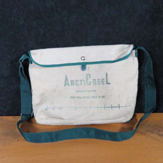 Vintage The Artic Creel Canvas Bag/ Fishing Creel/