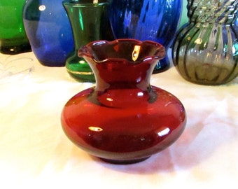 Ruffled rim vase | Etsy