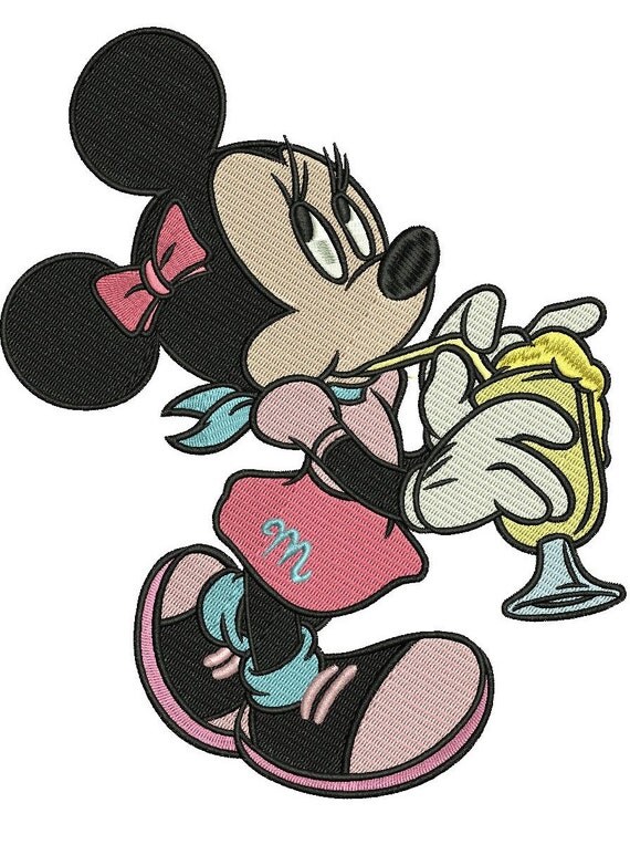 INSTANT DOWNLOAD Machine Embroidery Designs. Minnie Mouse.