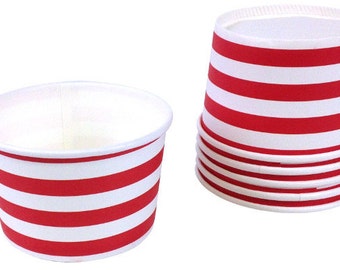 Red ice cream cup | Etsy