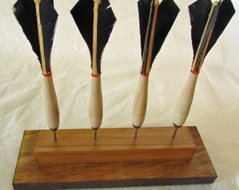 Turkey feather darts | Etsy