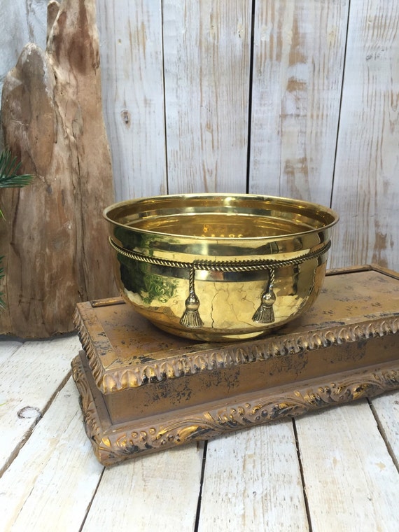 Brass Pot Planter Large Planter Brass Planter Decorative