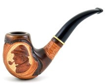 Unique sherlock holmes pipe related items | Etsy