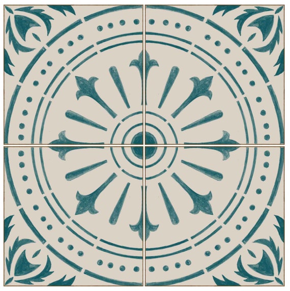 Tile Decals Tiles for Kitchen/Bathroom Back splash by QUADROSTYLE