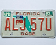 Unique license plate map related items | Etsy