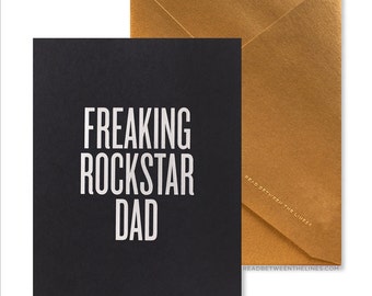 Rockstar dad | Etsy